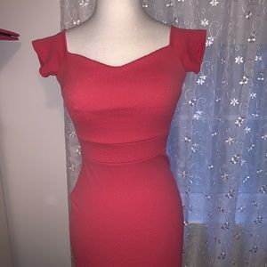Charlotte Russe | Dresses | Coral Pink Mini Dress | Poshmark